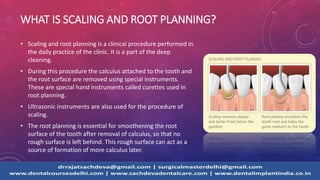 Scaling and root planning | Periodontal treatment protocol | Treatment ...