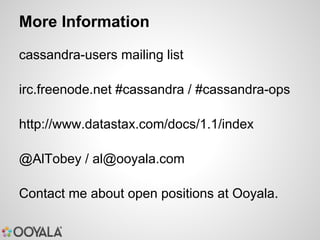 Scaling Cassandra for Big Data | PPT