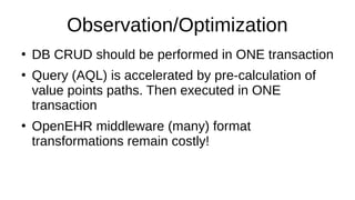 Scaling up an openEHR CDR | PDF