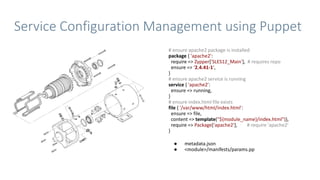 Puppet - Scaling Configuration Management through Inventories | PPT