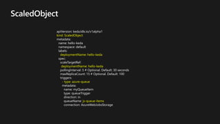 Scaling containers with keda | PPT