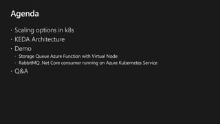Scaling containers with keda | PPT