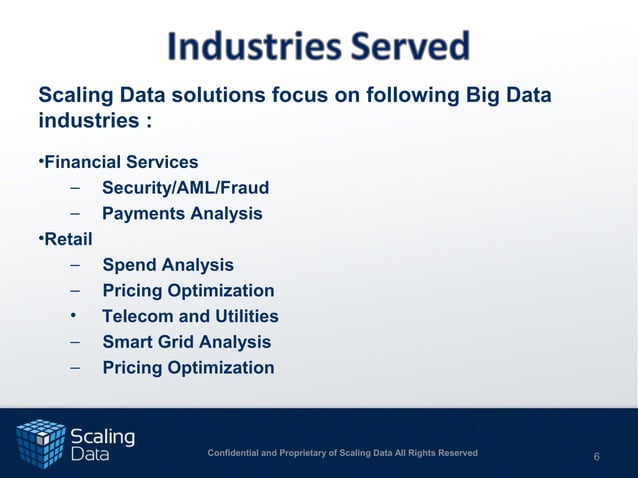 Scaling Data overview | PPT