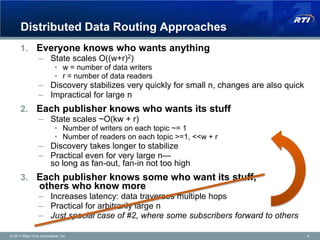 Scaling DDS to Millions of Computers and Devices | PPTX | Computer Networking | Computing