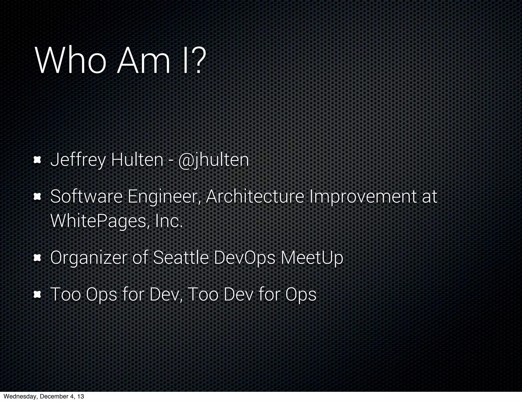 Scaling DevOps | PPT