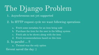 Scaling django | PPT
