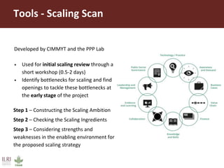 Scaling better, together: An outline of ILRI’s approach to scaling | PPTX