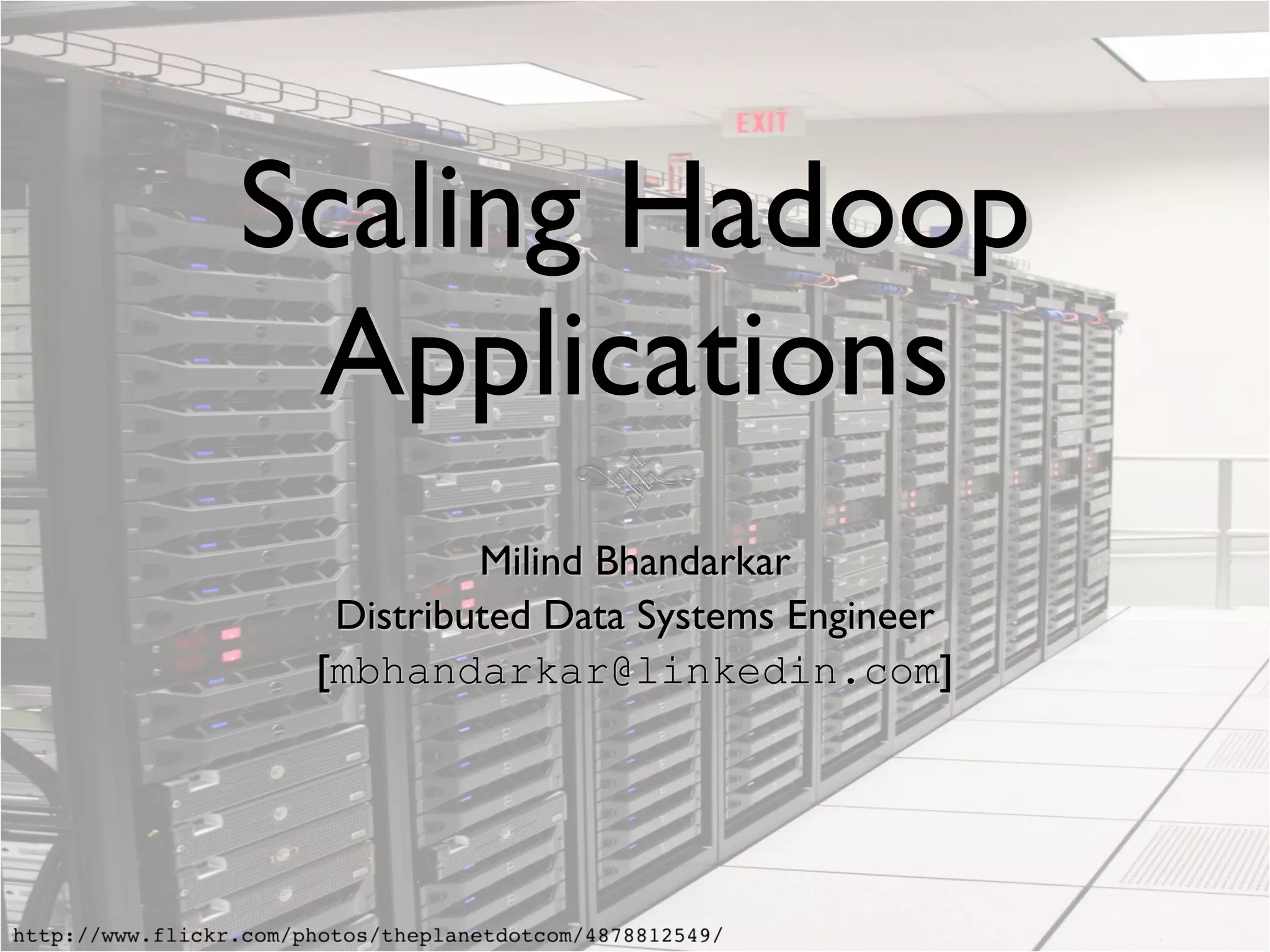 Scaling hadoopapplications | PPT | Computing | Technology & Computing