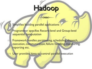 Scaling hadoopapplications | PPT | Computing | Technology & Computing