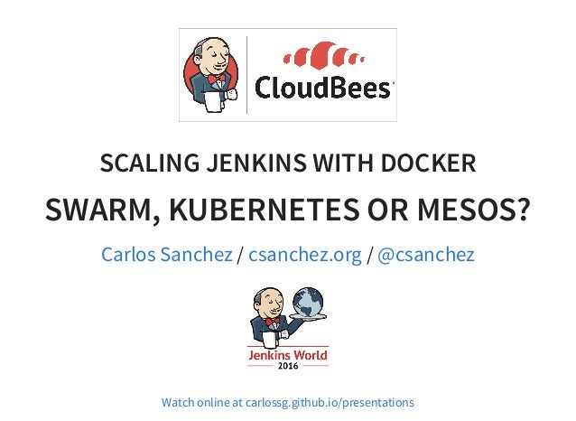 Scaling Jenkins With Docker Swarm Kubernetes Or Mesos
