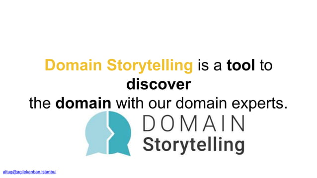 Scaling kanban with domain storytelling | PPT
