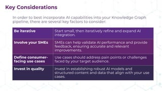 Scaling Knowledge Graph Architectures with AI | PPT