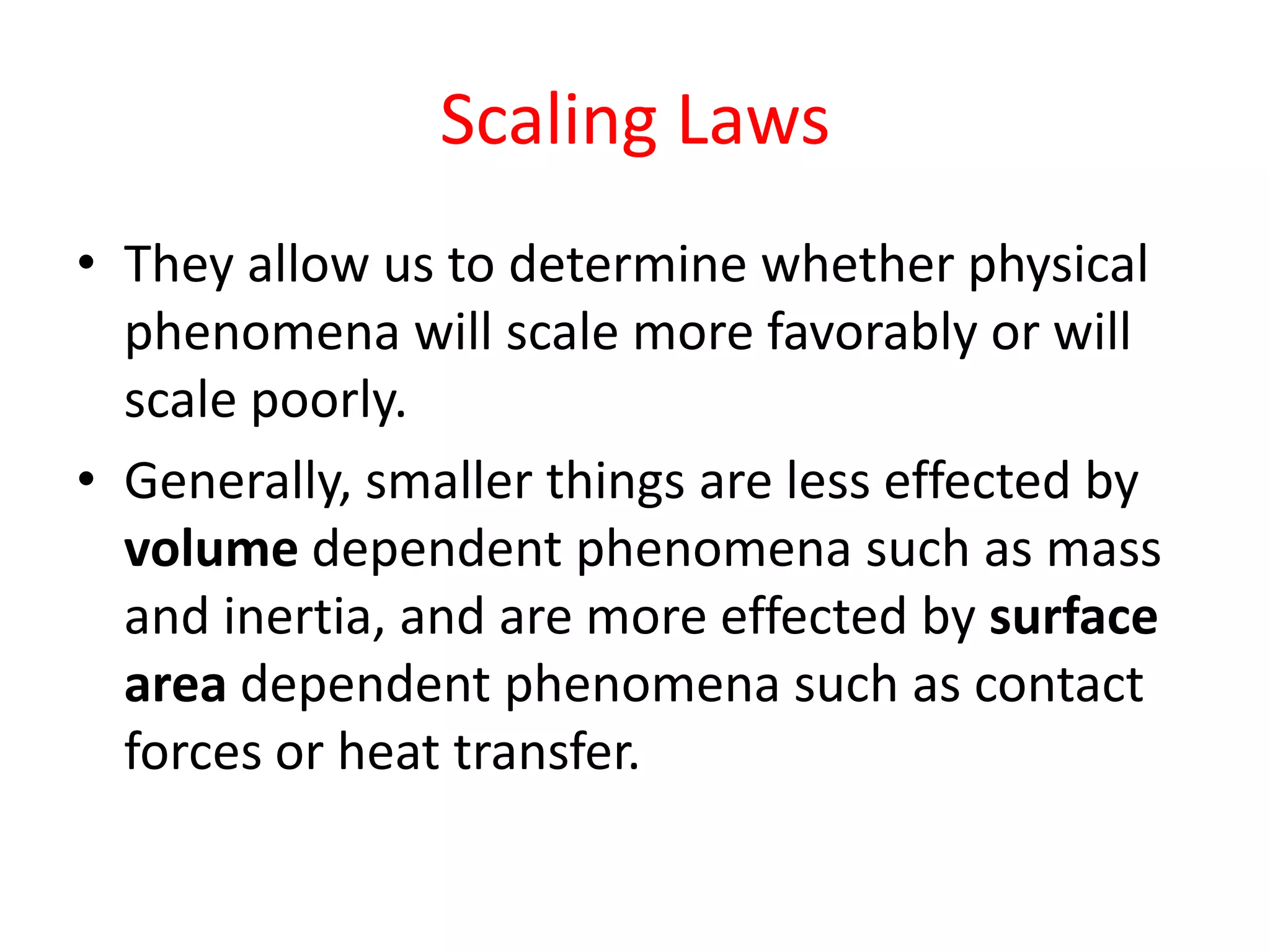Scaling laws in mems | PPTX