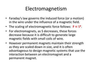 Scaling laws in mems | PPTX