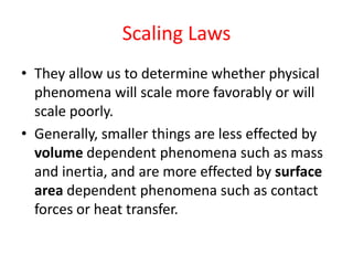 Scaling laws in mems | PPTX
