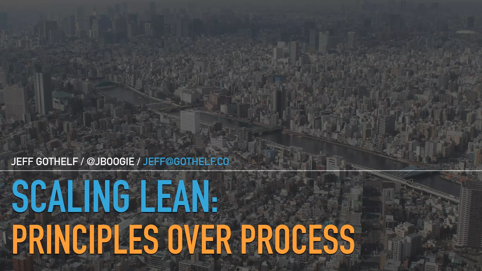 Scaling Lean: Principles over Process | PDF