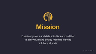 Scaling machine learning as a service at Uber — Li Erran Li at # ...