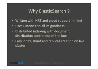 Scaling massive elastic search clusters - Rafał Kuć - Sematext | PPT