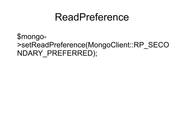 Scaling Mongo Db Dengan Replicaset Dan Sharding Ppt