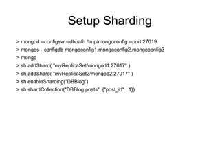 Scaling mongo db dengan replicaset dan sharding | ODP