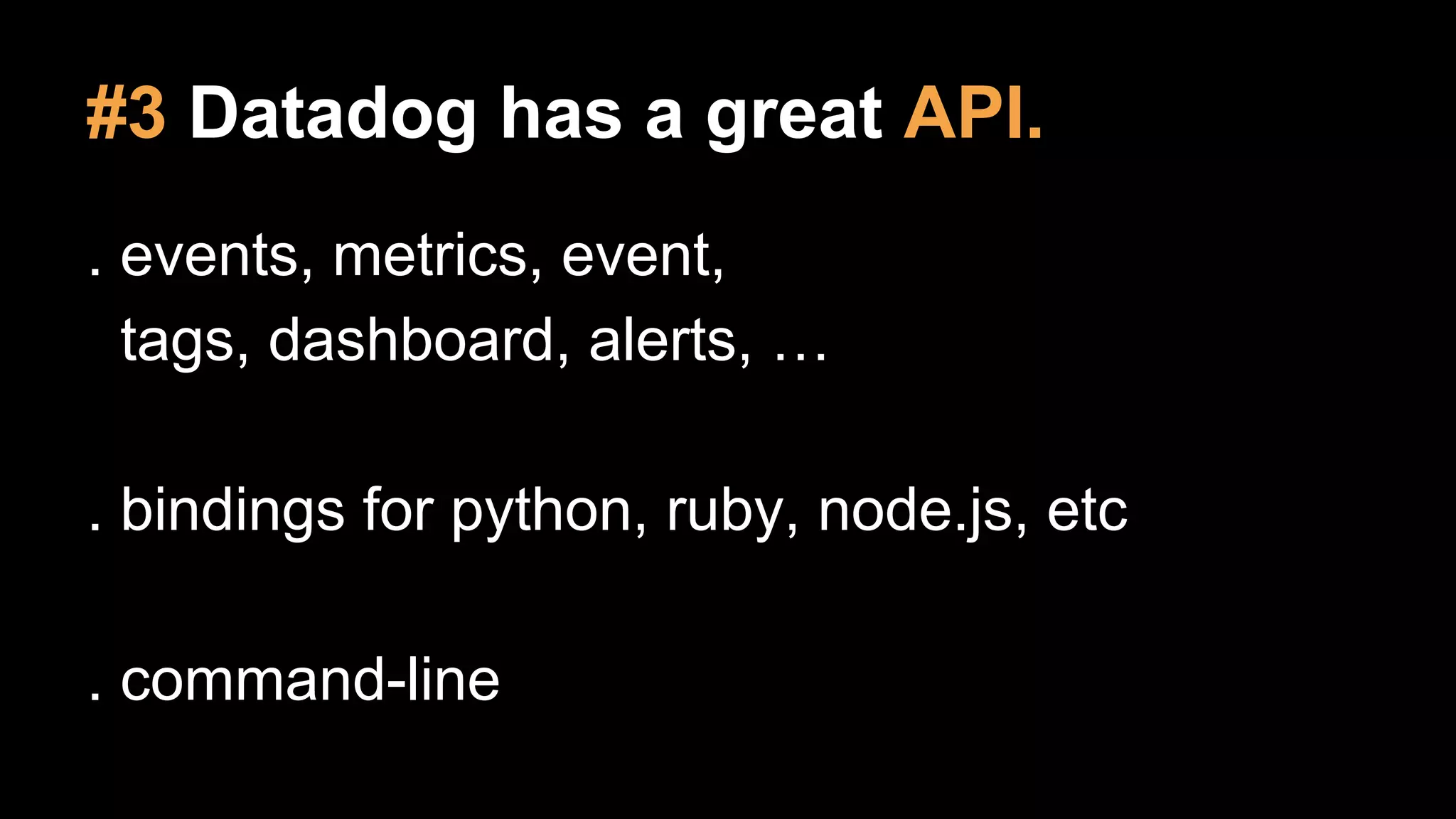Scaling monitoring with Datadog | PDF | Cloud Computing | Internet