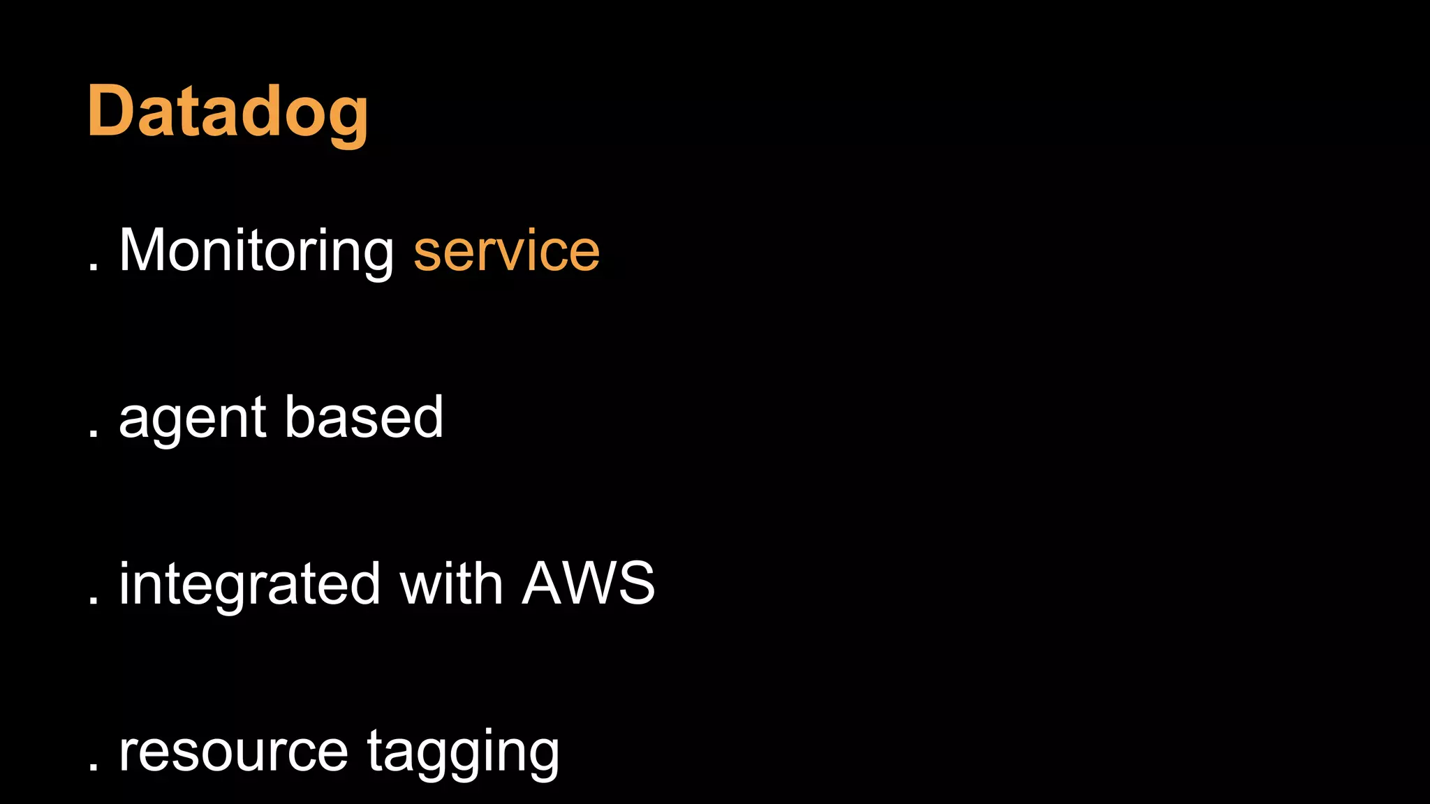 Scaling monitoring with Datadog | PDF