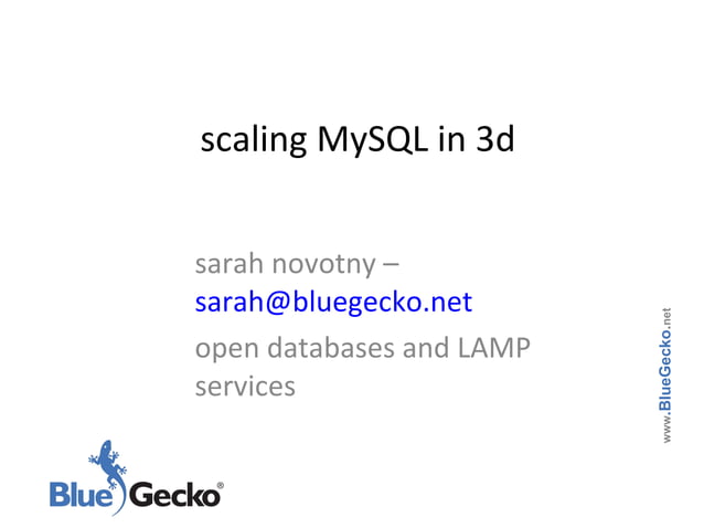 Scaling My Sqlin3d Ppt 4955