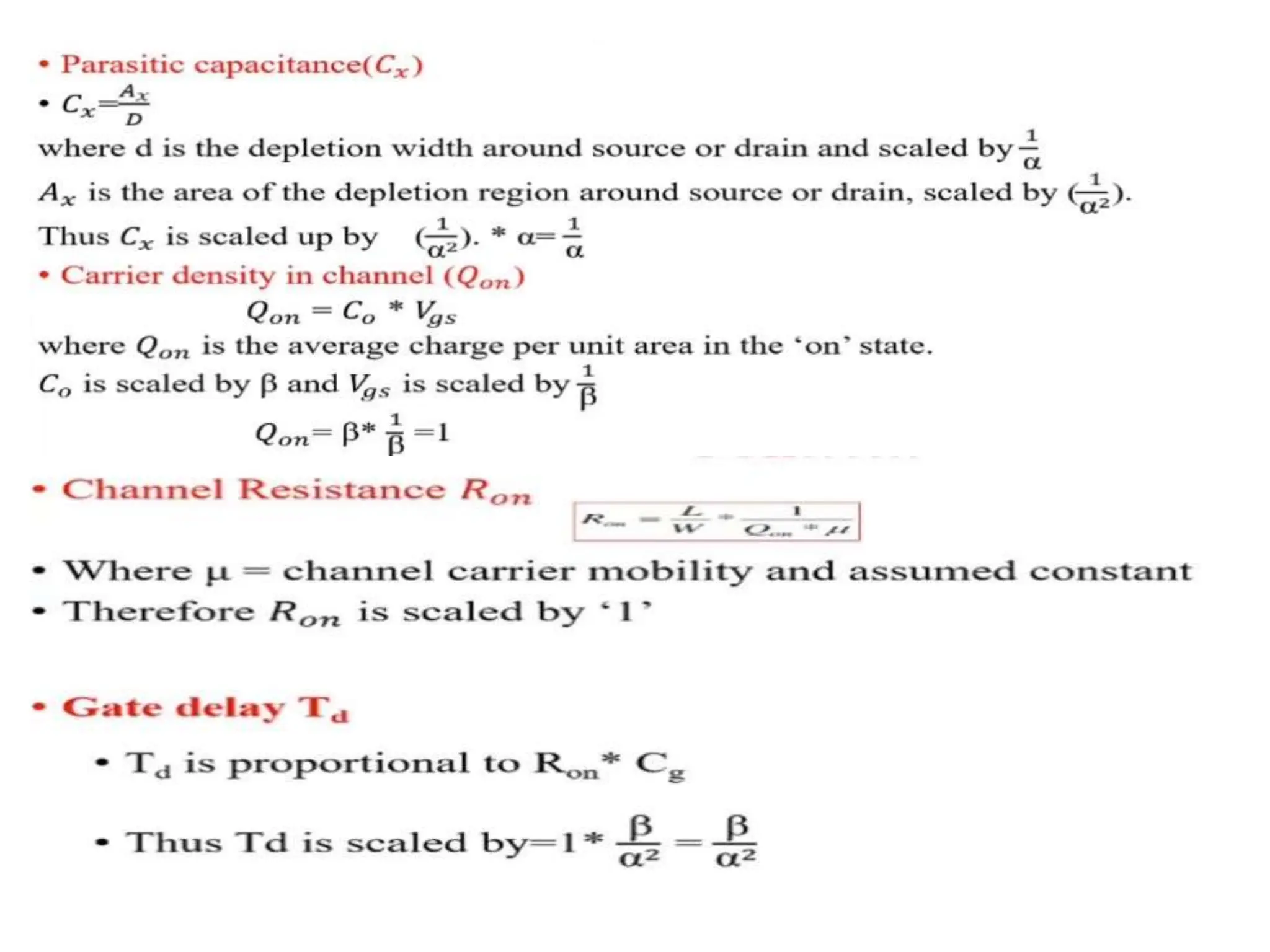 SCALING OF MOS CIRCUITS m .pptx | Physics | Science