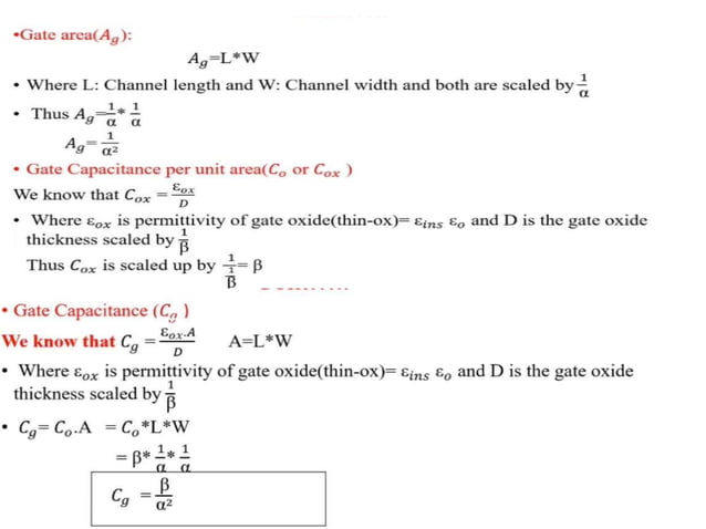 SCALING OF MOS CIRCUITS m .pptx | Physics | Science
