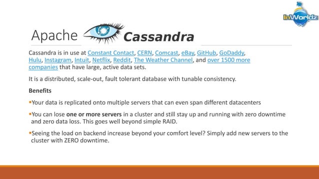 Scaling opensimulator inventory using nosql | PPT