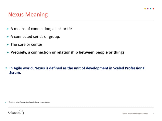 Scaling Scrum seamlessly with Nexus | PPT