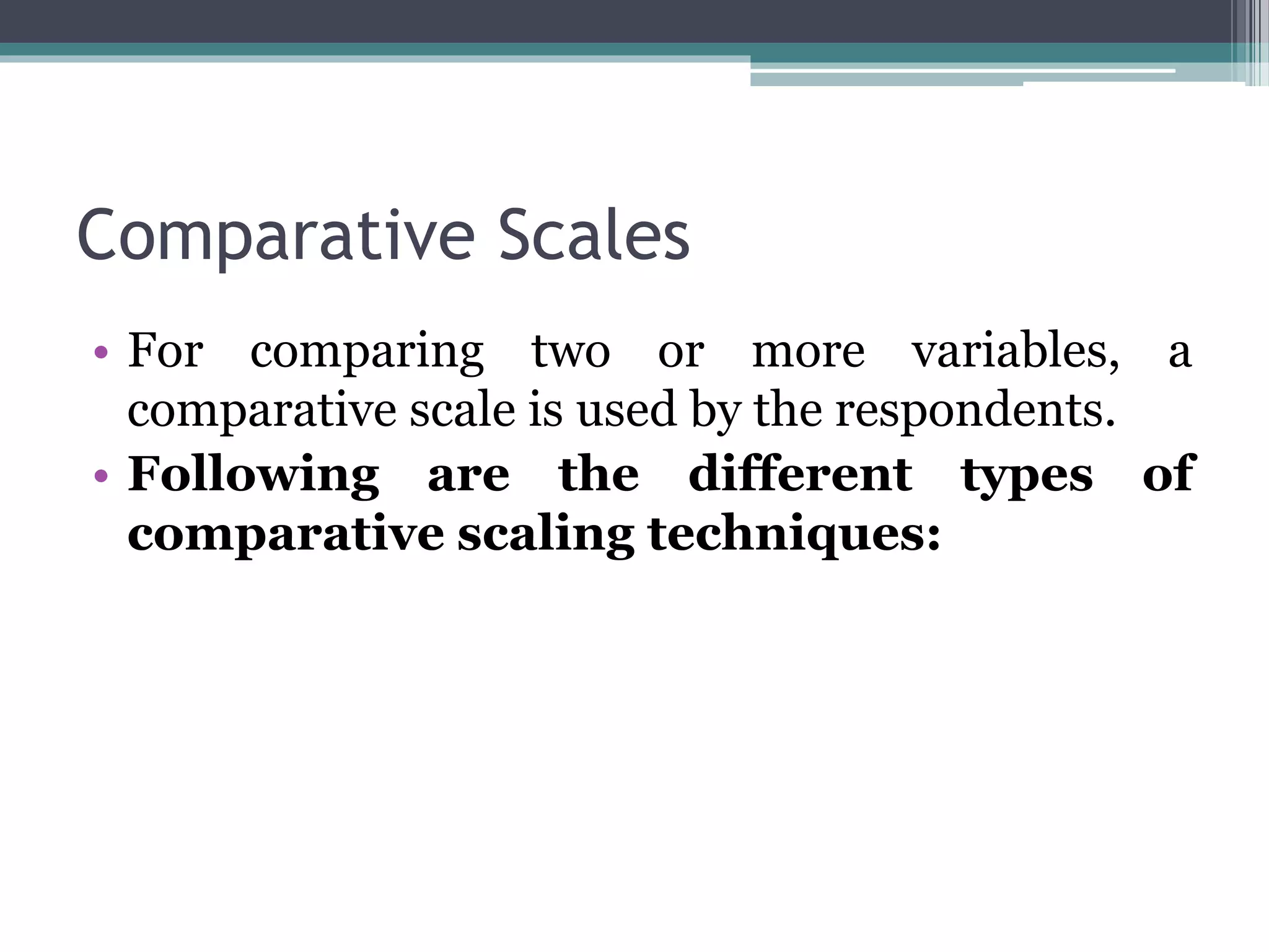 Measurement Concept/Scaling techniques | PPTX