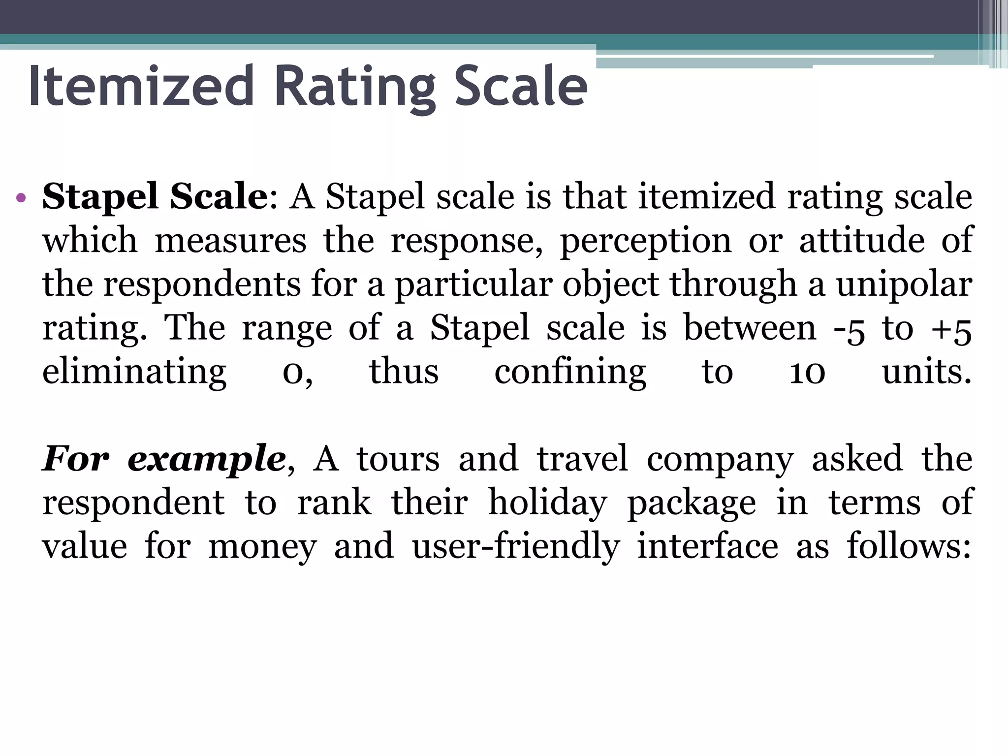 Measurement Concept/Scaling techniques | PPTX