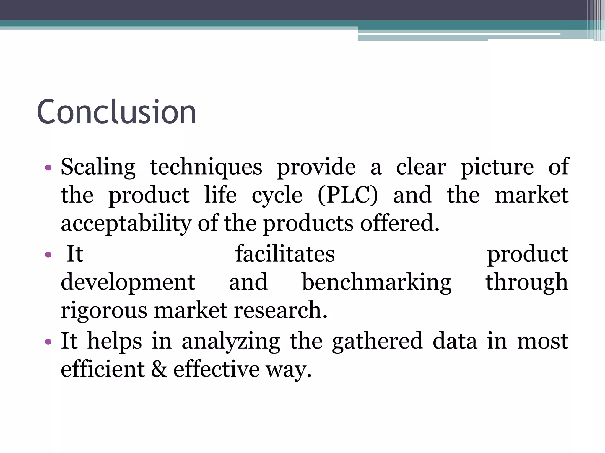 Measurement Concept/Scaling techniques | PPTX | Business and Finance