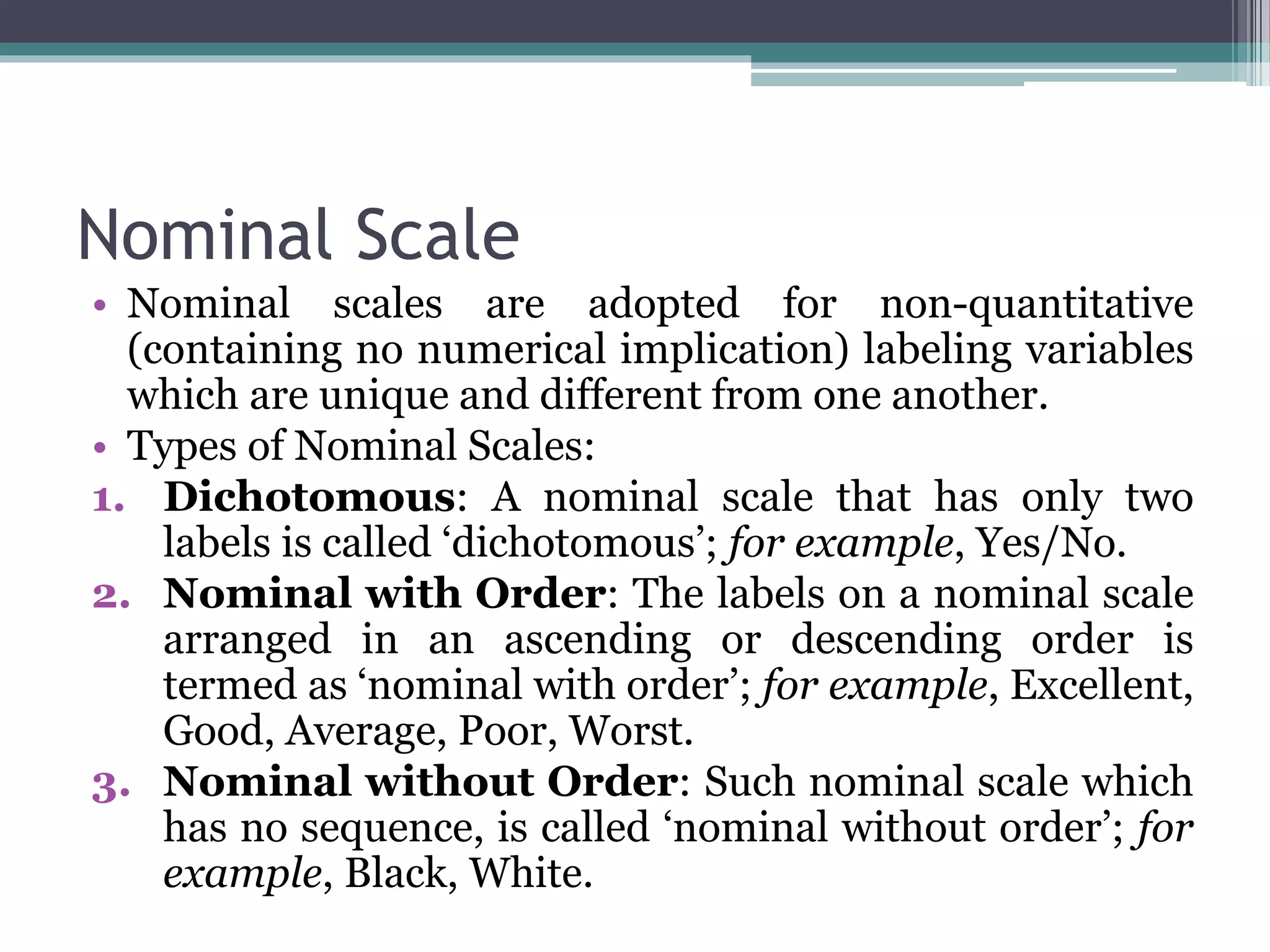 Measurement Concept/Scaling techniques | PPTX