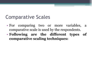 Measurement Concept/Scaling techniques | PPTX | Business and Finance