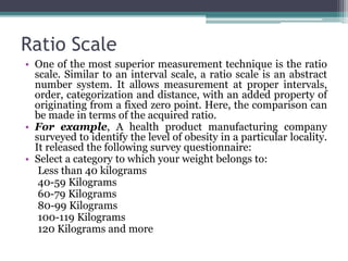Measurement Concept/Scaling techniques | PPTX