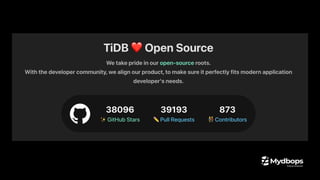Scaling TiDB for Large-Scale Application | PDF