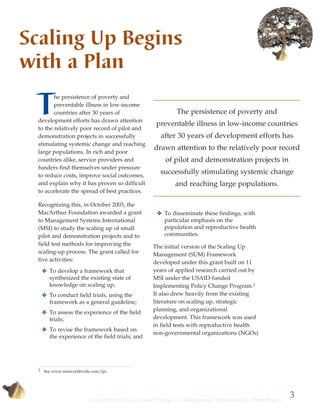 Scalingup framework | PDF