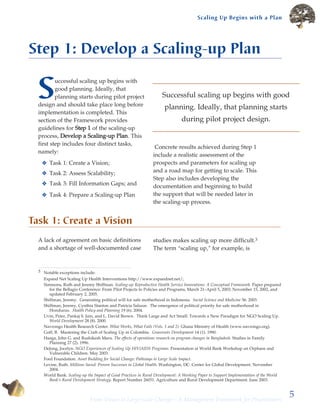 Scalingup framework | PDF