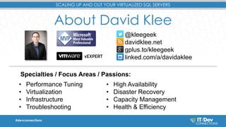 Scaling Up and Out Your Virtualized SQL Servers | PPT