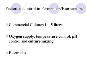 Scaling up animal cell culture using Bioreactors.ppt
