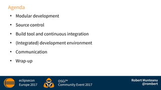 Scaling up development of a modular code base - R Munteanu | PPT