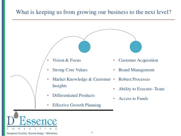Scaling up for growth