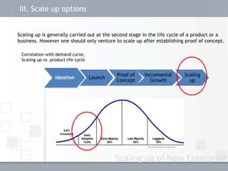 Scaling Up Of New Enterprise | PDF