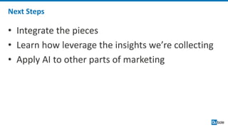 Scaling Website Personalization with Artificial Intelligence | PPT