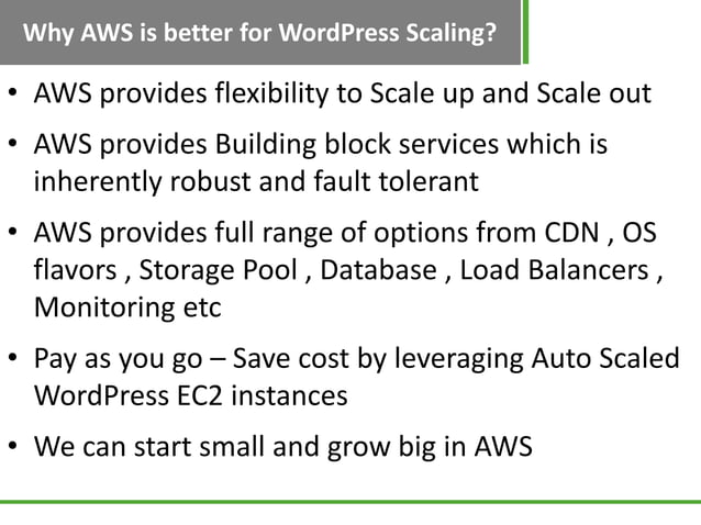 Architecting an Highly Available and Scalable WordPress Site in AWS | PDF | Cloud Computing ...