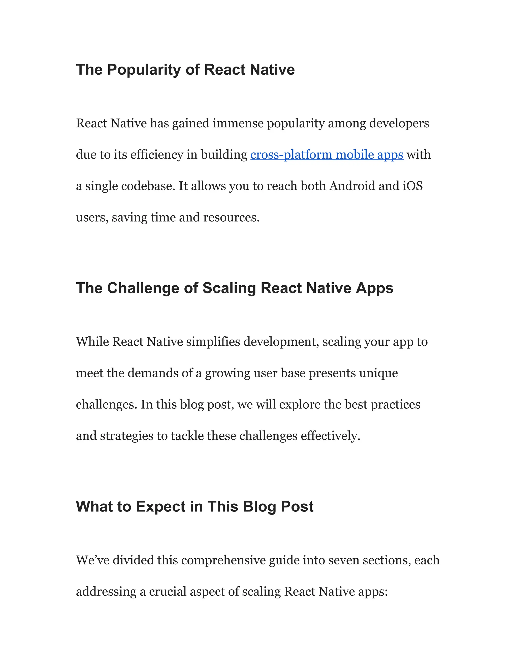 Scaling Your Mobile App Best Practices With React Nativepdf