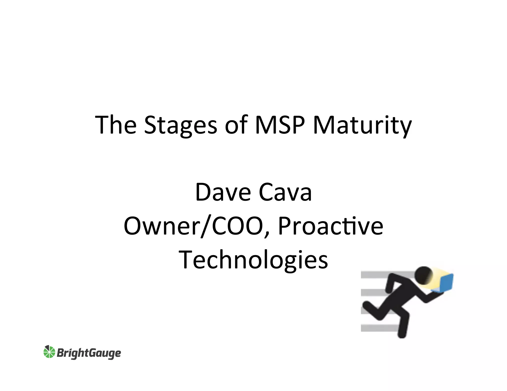 The Stages of MSP Maturity | PPT
