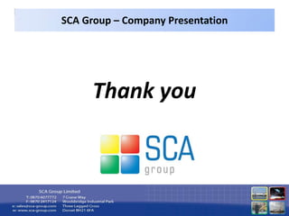 SCA Group Presentation | PPT